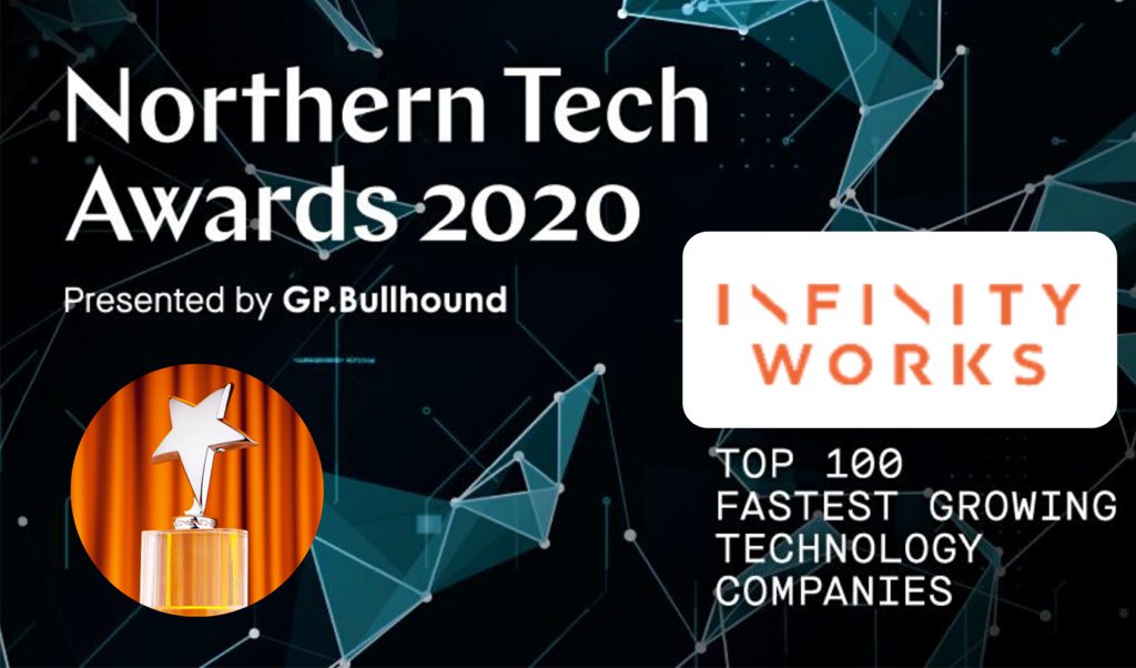 Infinity Works wins fastest growing tech companies 2020 - GCP